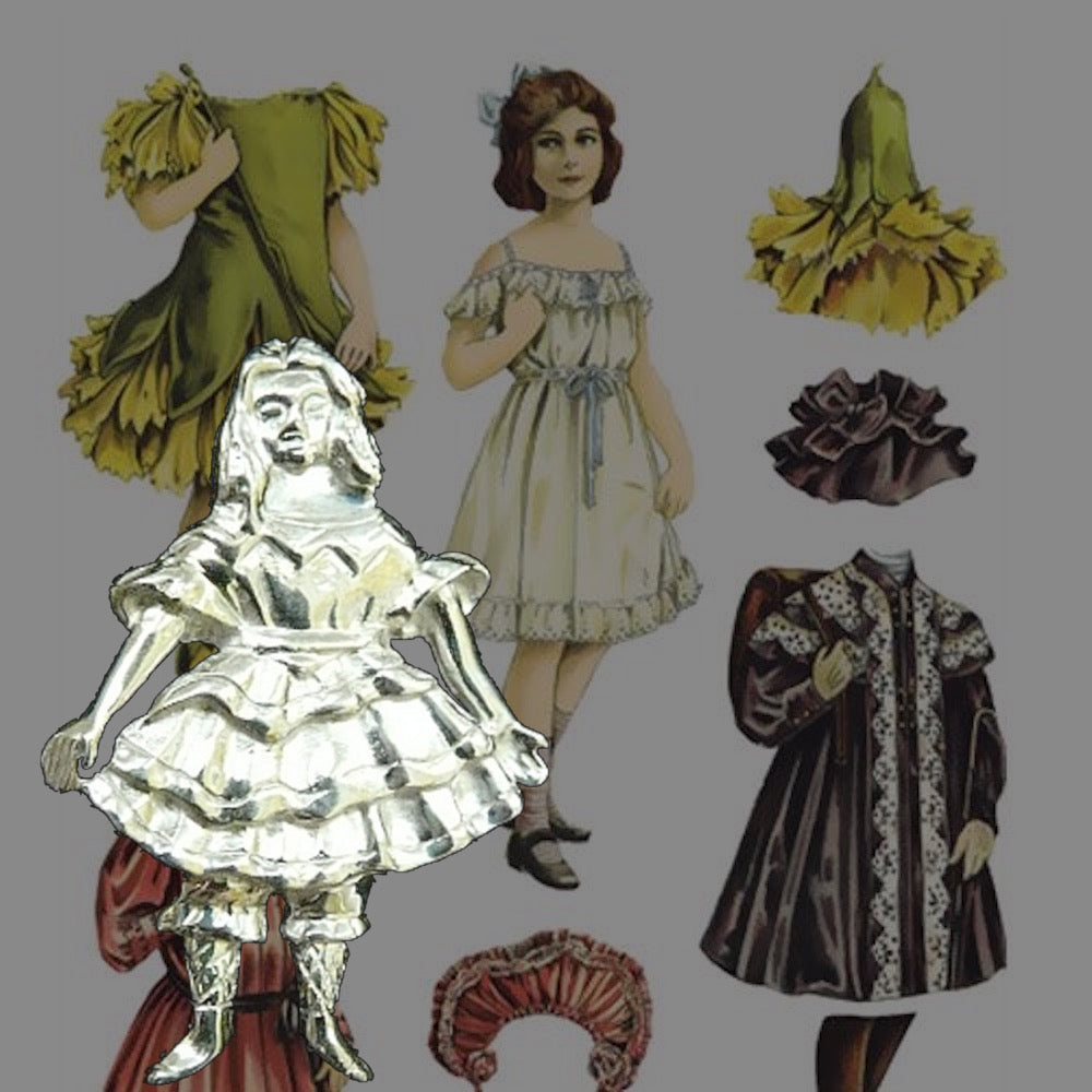 "Grace" Victorian Paper Doll Charm – fables