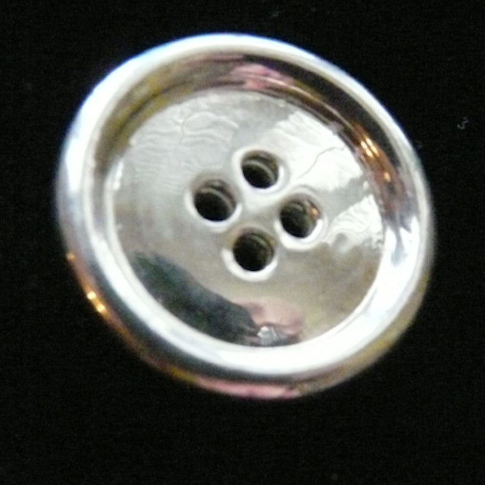 Sterling Silver Button Charm- – fables